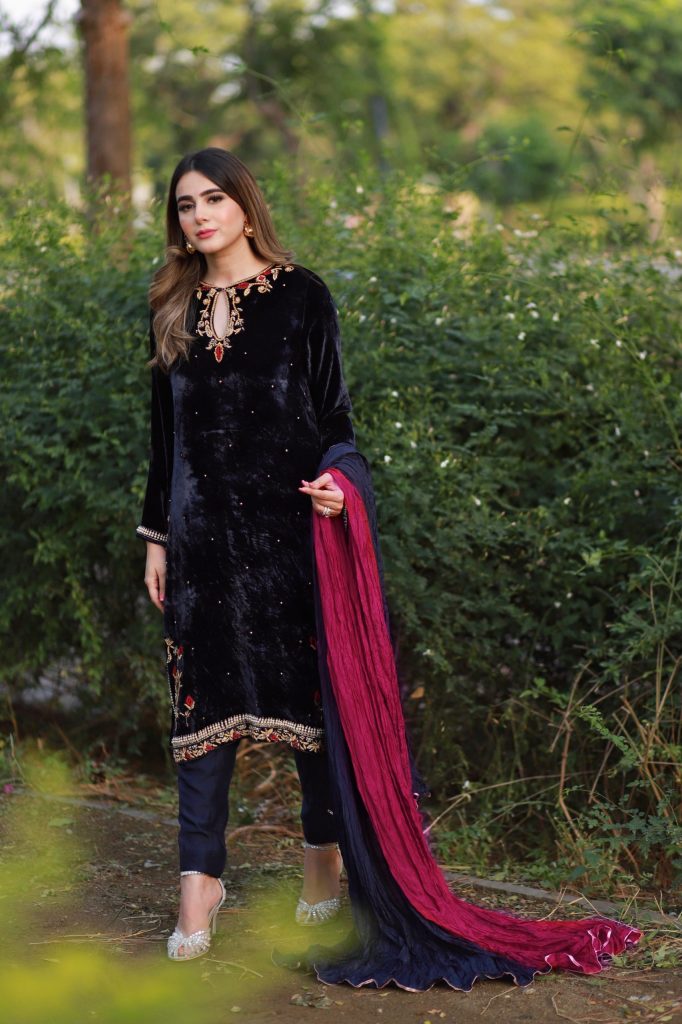 Blue Velvet – Labels Islamabad